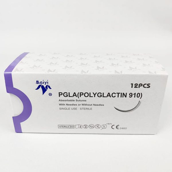 Absorbable Sutures with Needles Polyglactin 910(PGLA） – Uzzmed.com
